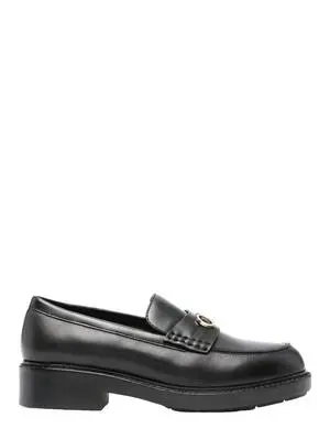 Calvin Klein Sole 35mm Leather Loafers - Black