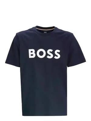 BOSS Logo-print Cotton T-shirt