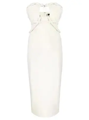 Jacquemus Tailored Strapless Dress - Neutrals