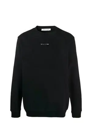 1017 Alyx 9sm Logo Graphic Print Sweatshirt - Black