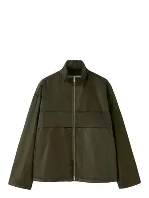 JIL SANDER Funnel-neck Padded Jacket - Green