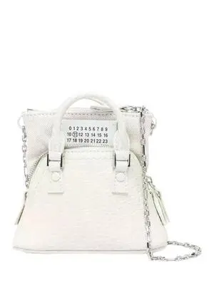 MAISON MARGIELA 5ac Classique Baby Crossbody Bag - Neutrals