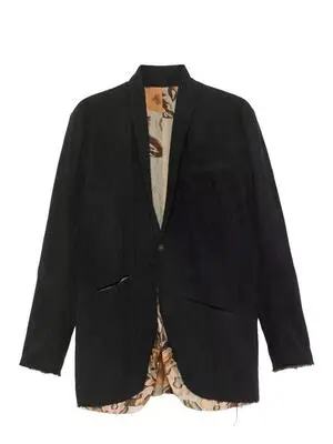 CHIAHUNG SU Cut-out Coat - Black