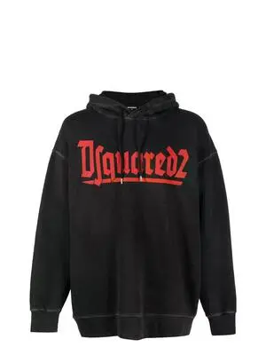 Dsquared2 Logo-print Crew-neck Sweatshirt - Grey