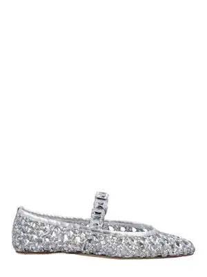 Casadei Versilia Ballerina Shoes - Silver