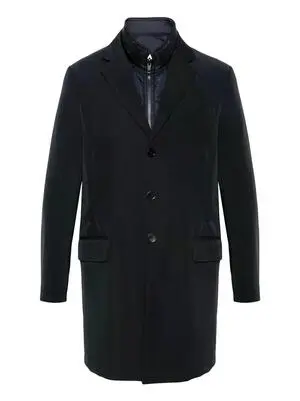 FAY Layered Coat - Blue