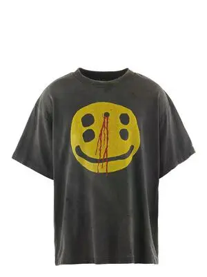 SAINT MXXXXXX X Cactus Plant Flea Market Graphic-print T-shirt - Black