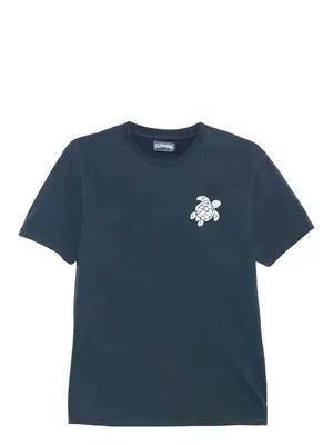Vilebrequin Logo-embroidered T-shirt - Blue