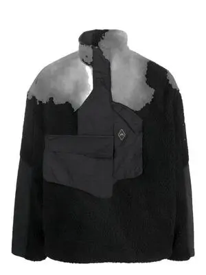 A-COLD-WALL* Bonded Axis Panelled Fleece Jacket - Black