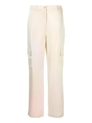 Michael Kors Straight-leg Satin Trousers - Neutrals