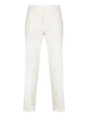 DELL'OGLIO Slim-cut Chino Trousers - Neutrals