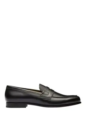 Church's Heswall 2 Penny Leather Loafers - Black