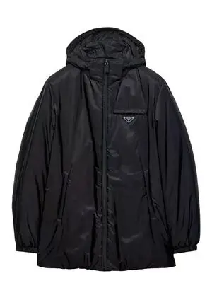 Prada Zipped Down Jacket - Black