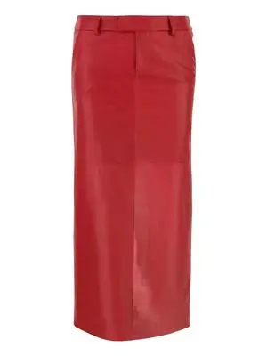 ARMARIUM Leather Column Skirt