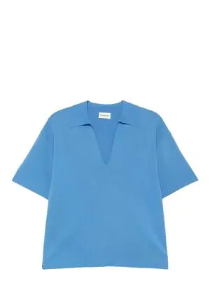 P.a.r.o.s.h Ribbed T-shirt - Blue