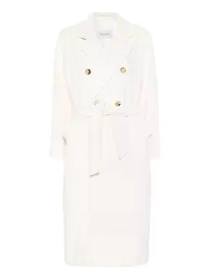 Max Mara Madame Double-breasted Coat - White