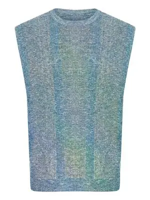MAISON MARGIELA Knitted Tank Top - Blue