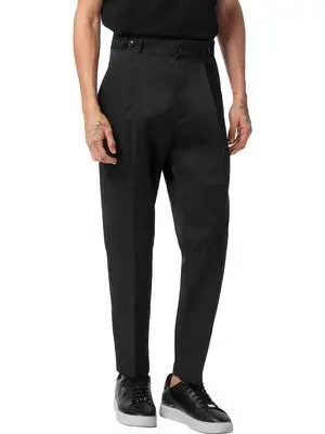 Philipp Plein Tapered Chino Trousers - Black
