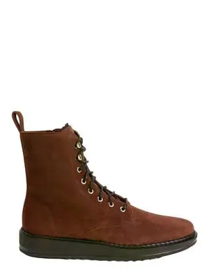 GIUSEPPE ZANOTTI Bassline Lace-up Suede Boots - Brown