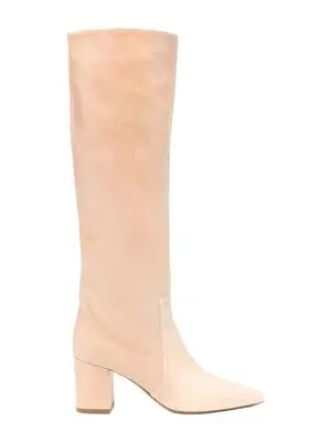 Paris Texas Anja 70mm Leather Boots - Neutrals