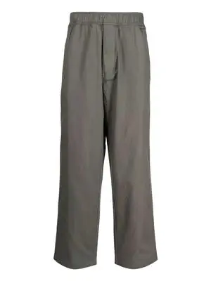AAPE BY *A BATHING APE Logo-patch Elasticated-waist Trousers - Grey
