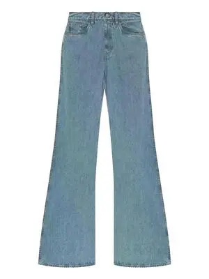Coperni Wide-leg Mid-rise Jeans - Blue