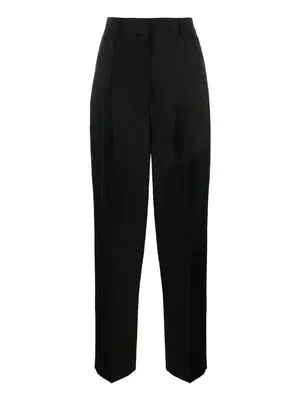 TOTEME Double-pleated Tailored Trousers - Black