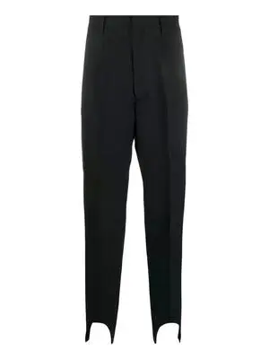 Random Identities Tapered Stirrup Trousers - Black