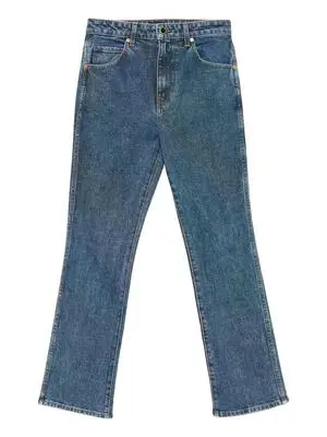 Khaite Vivian Cropped Jeans - Blue
