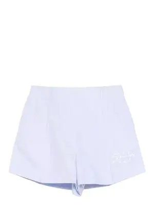 Givenchy Logo-embroidered Shorts - Blue