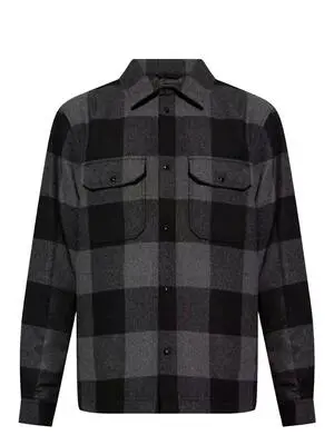 Woolrich Check-pattern Wool Shirt - Grey