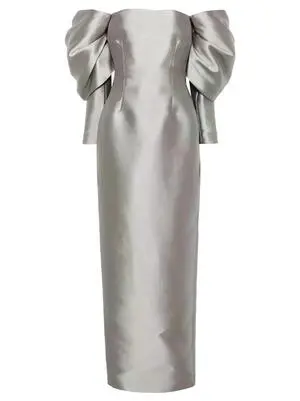 Solace London Laylah Maxi Dress - Grey