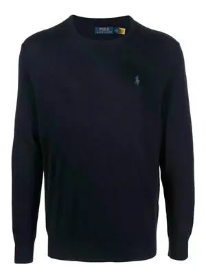 Polo Ralph Lauren Polo Pony-Embroidered Jumper Blue
