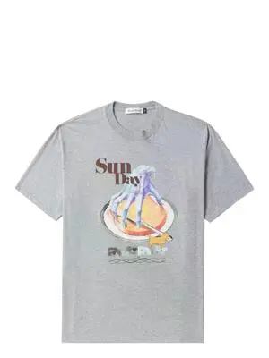 Undercover Graphic-print Cotton T-shirt - Grey