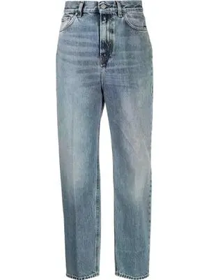 TOTEME Organic Cotton Tapered Jeans - Blue
