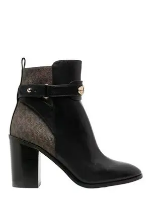 Michael Kors Darcy 95mm Leather Ankle Boots - Black