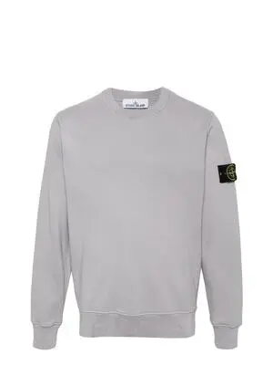 Stone Island Compass Cotton Sweatshirt - Grey