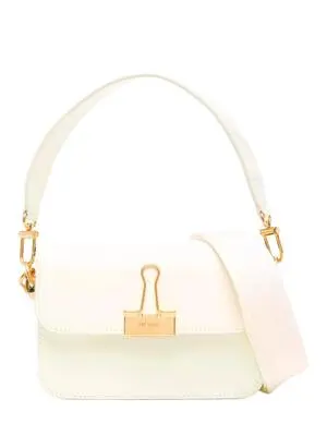 OFF-WHITE Logo-Plaque Shoulder Bag