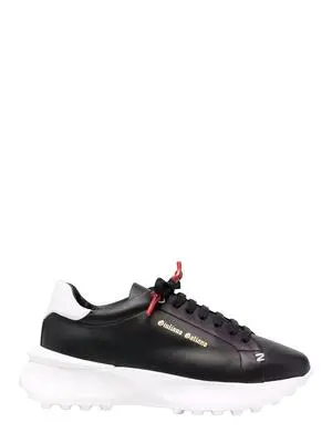 GIULIANO GALIANO Side Logo-print Sneakers - Black
