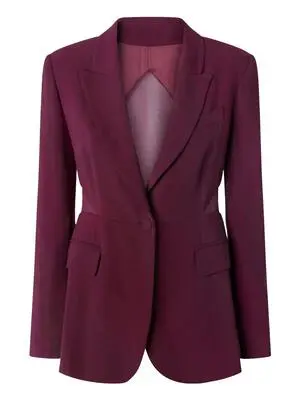 Pinko Cady Single-breasted Blazer - Pink