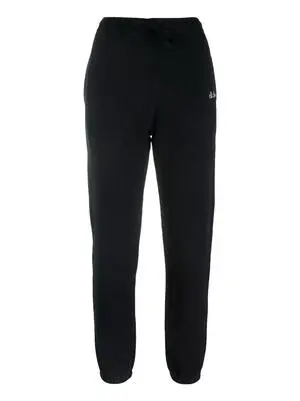 MC2 SAINT BARTH Logo-embroidered Cotton Track Pants - Black