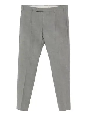 PT TORINO Pleat-detail Trousers - Grey