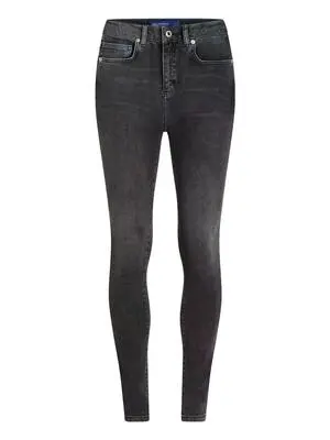 Karl Lagerfeld High-rise Skinny Jeans - Black