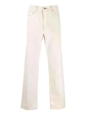 A.p.c. Straight-leg Cotton Jeans - Neutrals