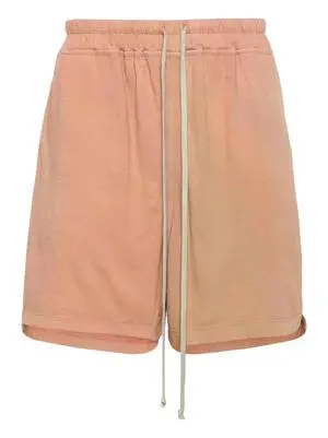 Rick Owens Phleg Cotton Shorts - Orange