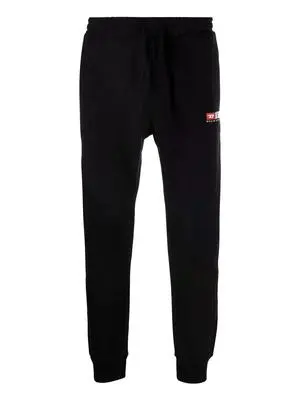 DIESEL® P-tary-div Logo-embroidered Track Pants - Black