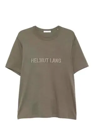 Helmut Lang Embroidered-logo T-shirt - Green