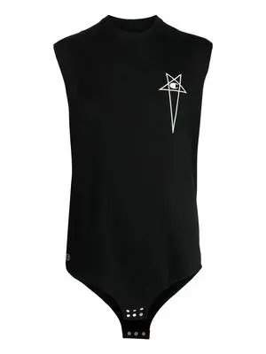 Rick Owens Cotton Tank Top - Black