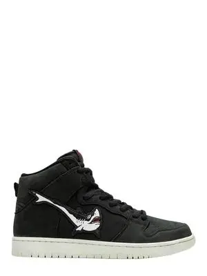 Nike X Oski SB Dunk High Shark Sneakers Black