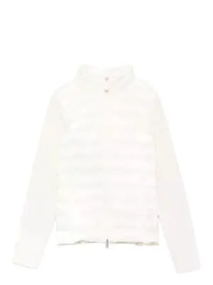 Moncler Logo-patch Padded Jacket - Neutrals